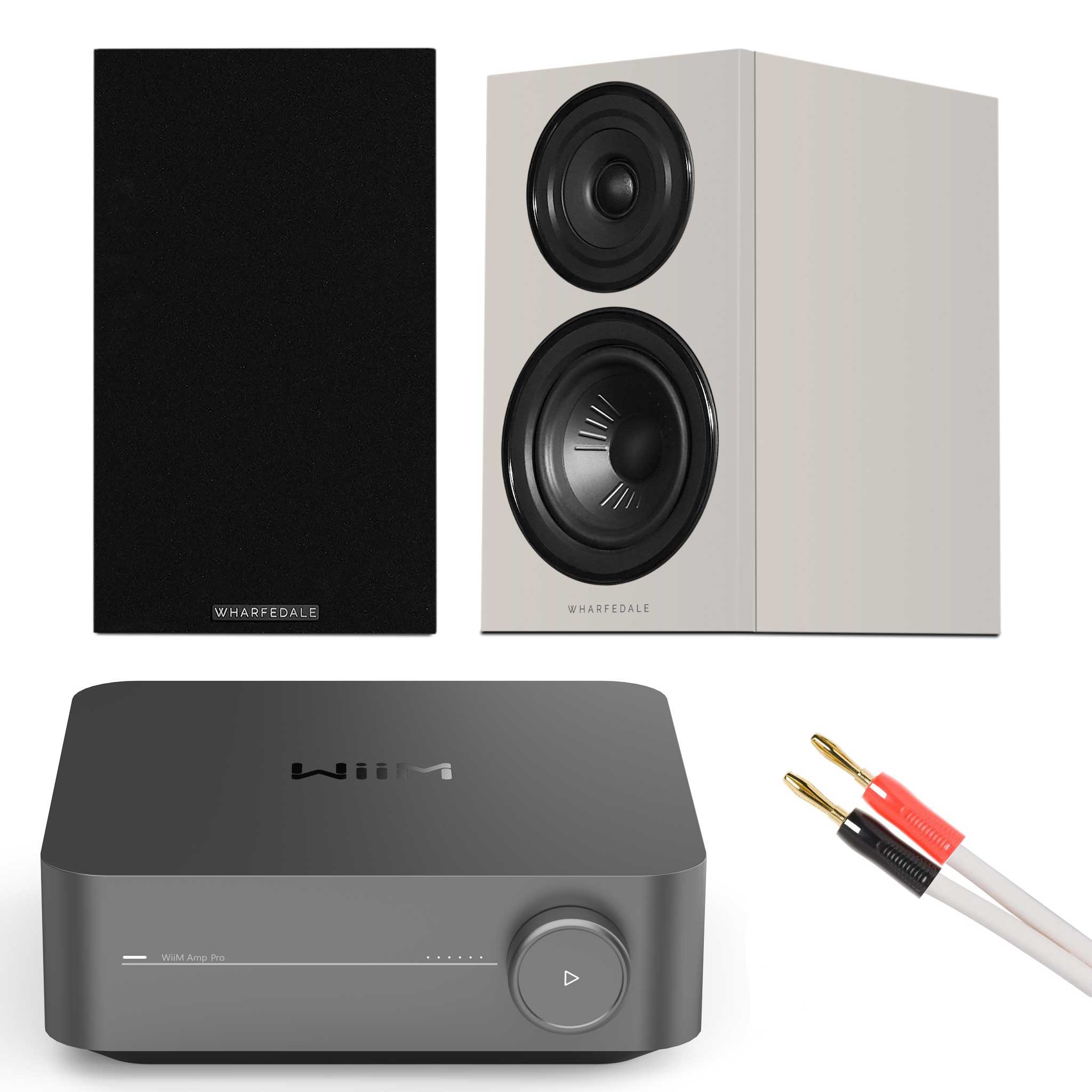 WiiM Amp Pro with Wharfedale Diamond 12.1i Speakers | Weybridge Audio