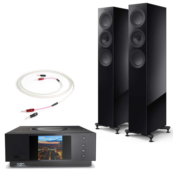 Naim Uniti Atom with KEF R5 Meta speakers - Weybridge Audio
